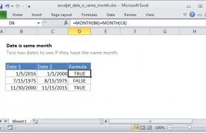 Excel MONTH function | Exceljet